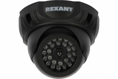 Муляж камеры видеонаблюдения Rexant 45-0303 внутренней установки RX-303