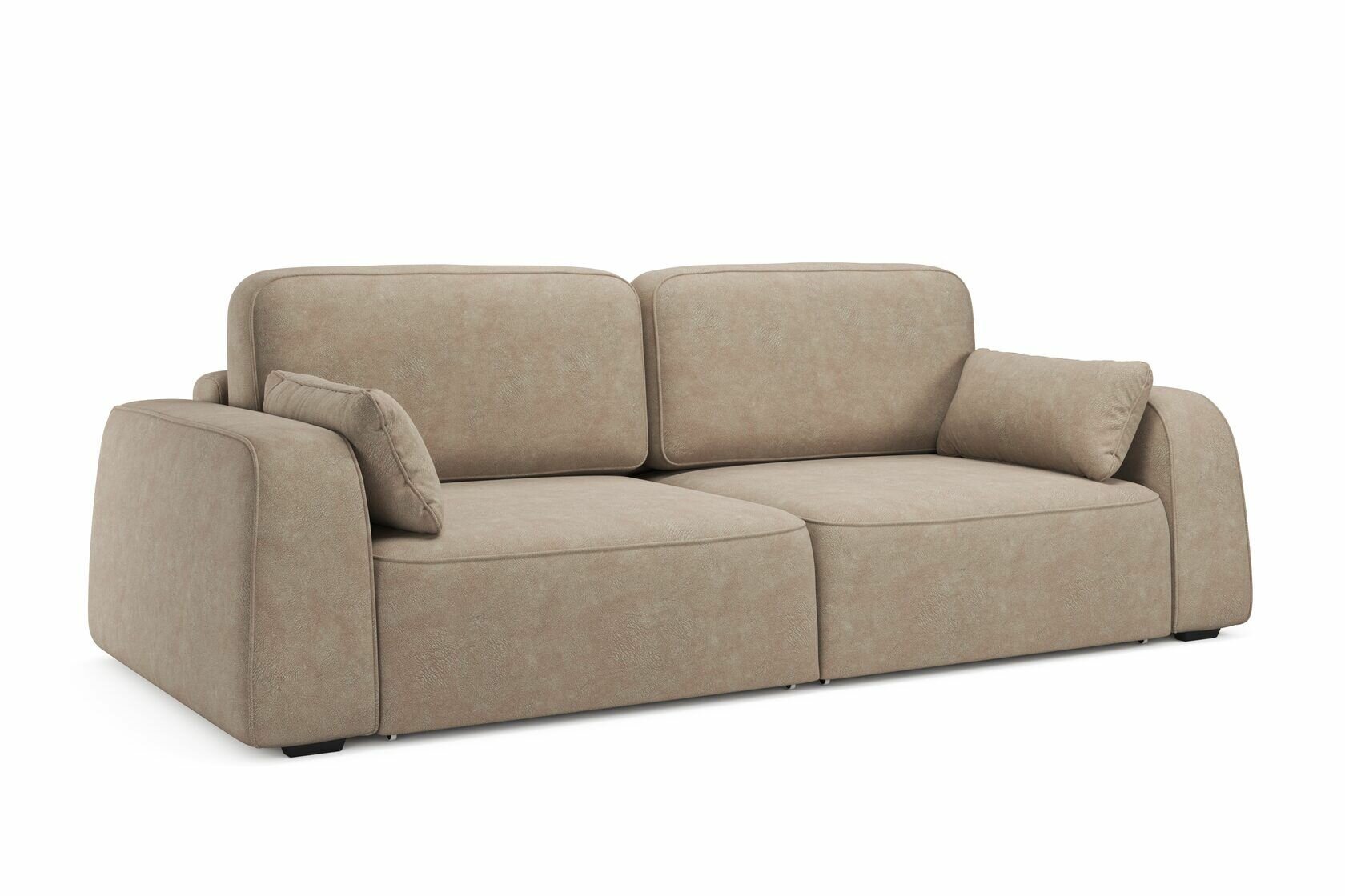 Прямой диван Лофт, независимый пружинный блок, пантограф, без задней спинки , современный