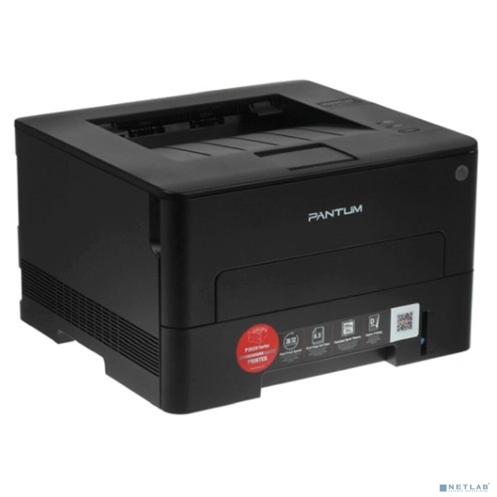 Pantum P3020D, Принтер, Mono Laser, дуплекс, A4, 30 стр/мин, 1200x1200 dpi, ч/б/ USB 2.0, старт. картридж 1000стр черный корпус