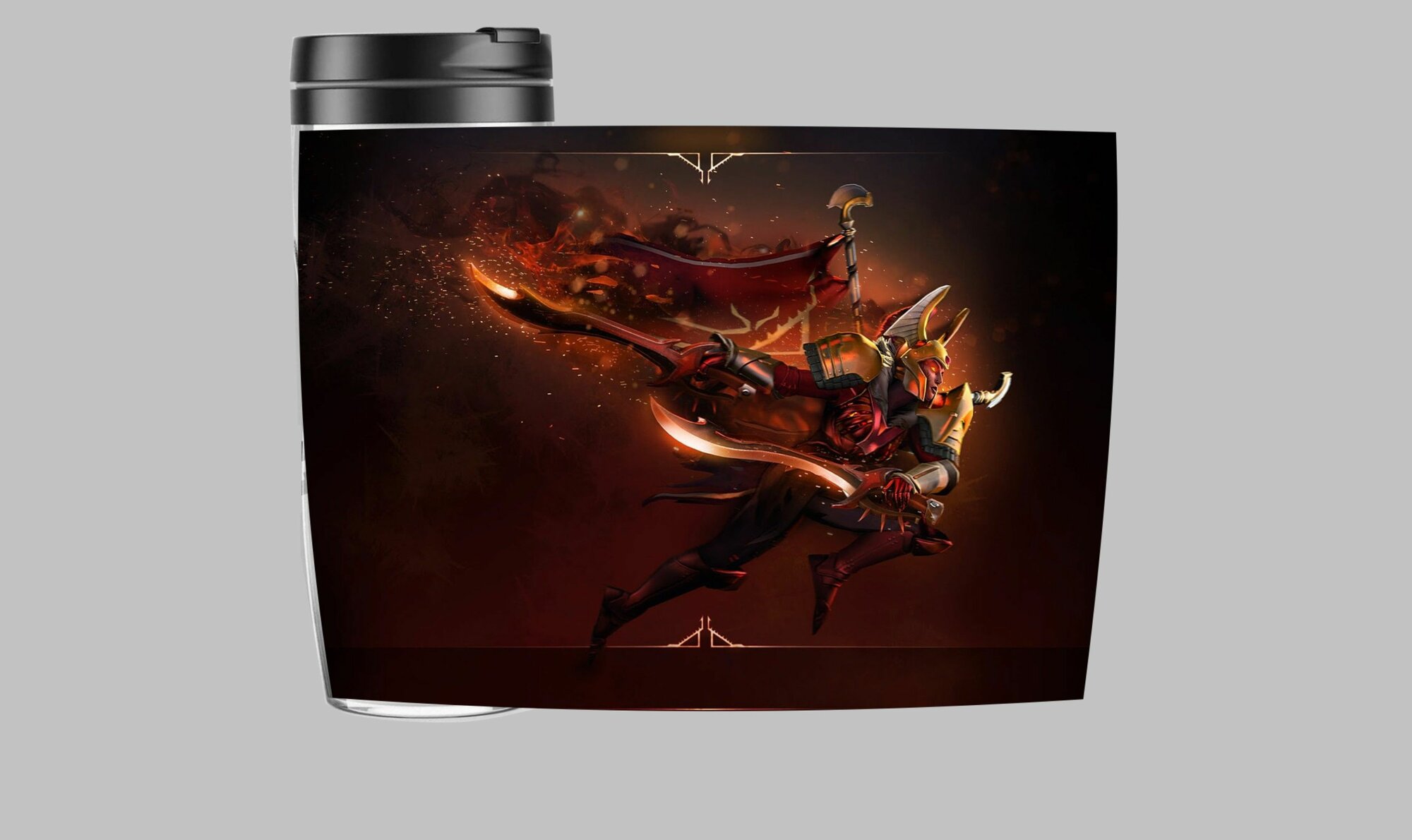 Термостакан с принтом "Дота 2"