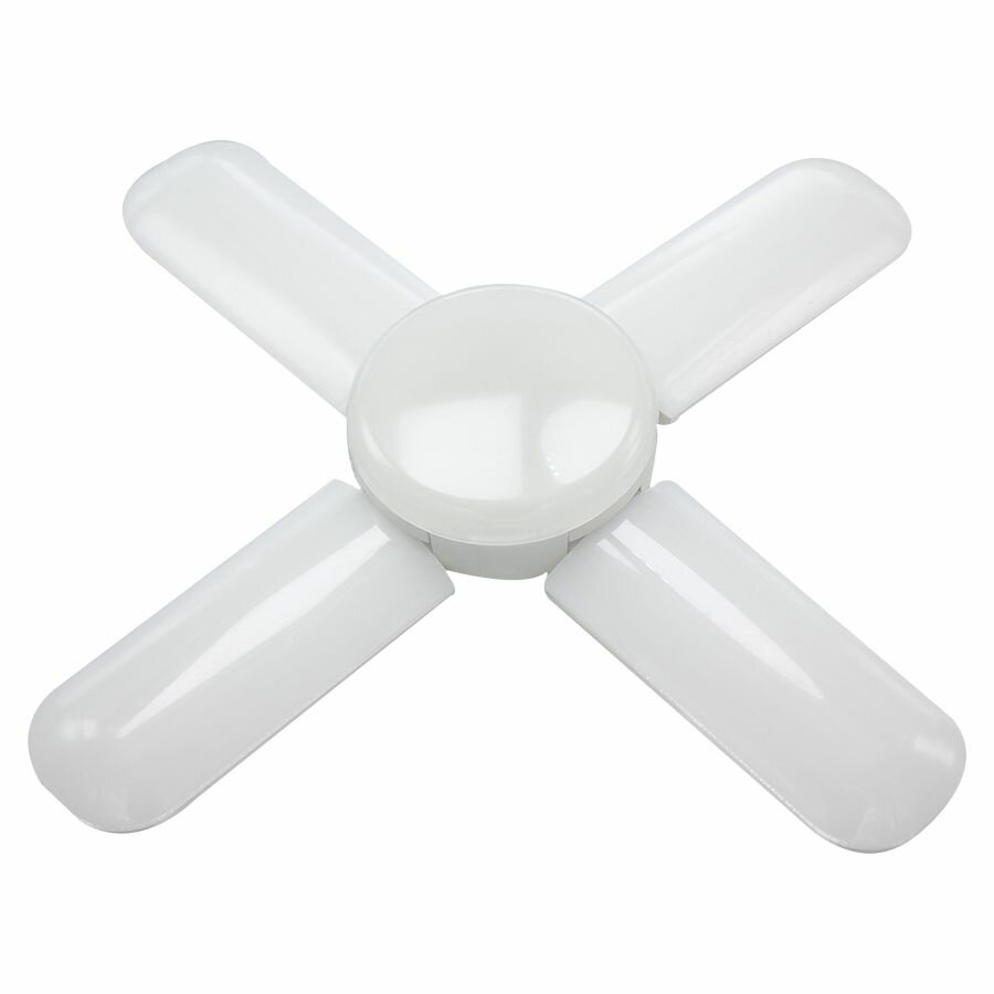 Лампа светодиодная GLDEN-HPBC-50W-230V-E27-6500K (4 лопасти, раскладная+свет. центр) General