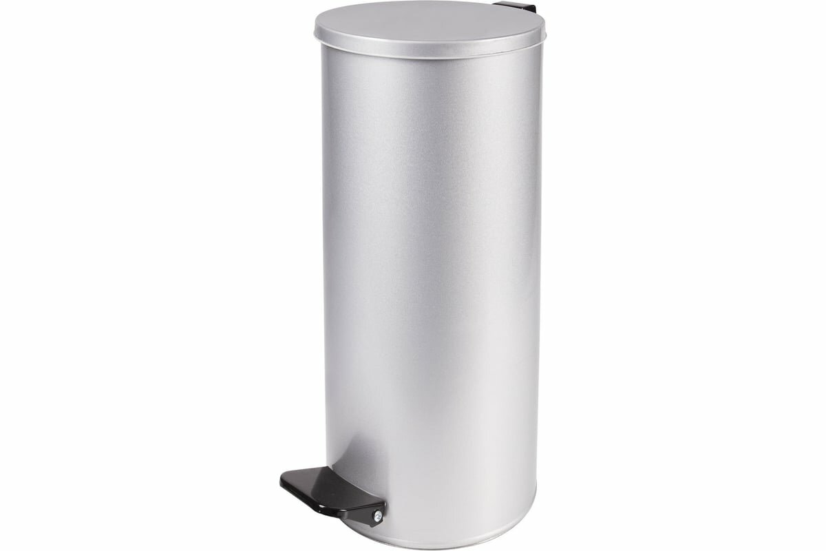 Титан Мета Урна с педалью 40л серый 4607078088440