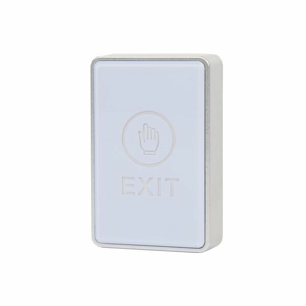 AT-AC-BT1/PL White (Белая) Кнопка сенсорная накладная "Выход" (двух цветная)(Н. Р/Н. З)
