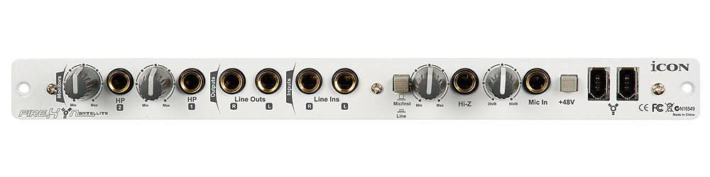 FireXon Satellite Аудио интерфейс FireWire (встраиваемый модуль) для Logicon Air, Inspire Air. 24bit/192KHz, 2-входа.(1-микр,1-инстр./2-лин.) / 2-выхода, MIDI-In/out, 2-вых. на наушн. 1U