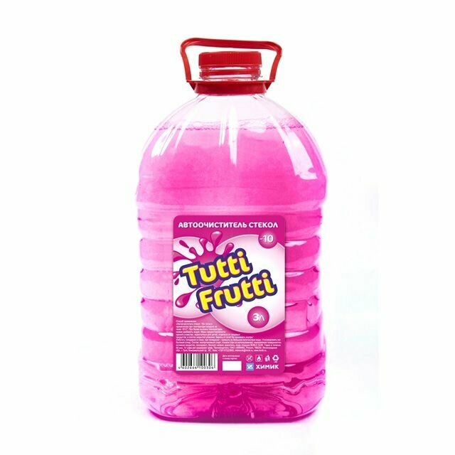 Fin Joy Tech Автоочиститель стекол, Tutti Frutti, ПЭТ, -10, 3 л