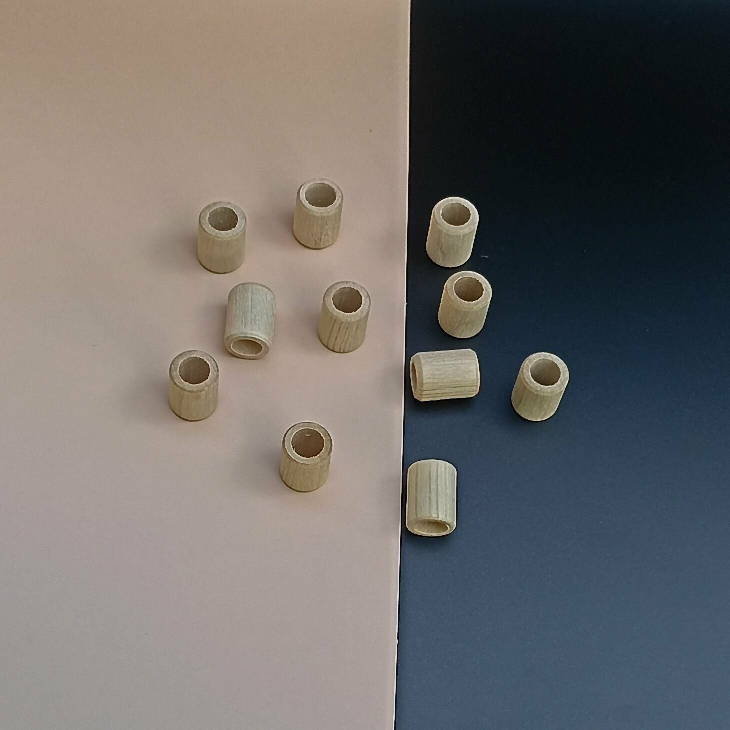 Деревянные рамные пробки диаметр 10 мм длина 13 мм сквозное отверстие 6,35 мм, граб, MEYNE Germany, для ремонта пианино и роялей