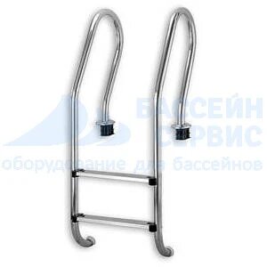 Лестница Aquaviva Mixta MX-215, 2 ступени, AISI-304 толщина 1.0 мм, цена - за 1 шт