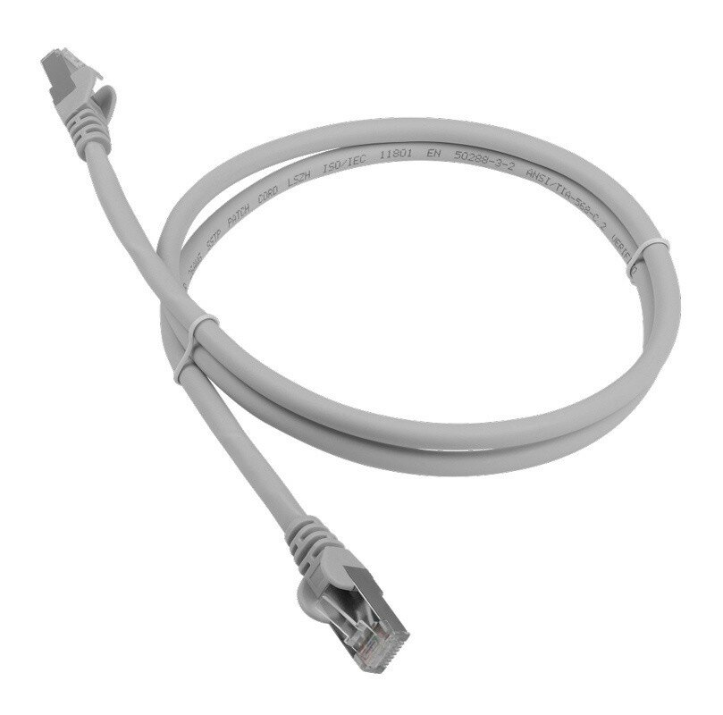 Патч-корд Lanmaster LAN-PC45/S6A-5.0-GY FTP RJ-45 вил.-вилка RJ-45 кат.6A 5м серый LSZH (уп:1шт)