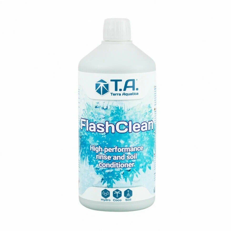T.A. FlashClean (Flora Kleen GHE) раствор для очистки гидропонных систем и выведения солей 1л.