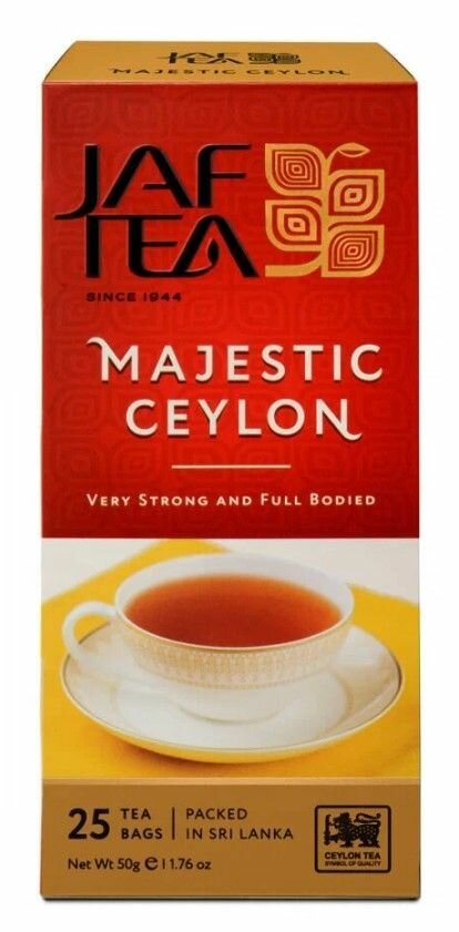 Jaf Tea Чай цейлонский черный, 25 пакетиков по 1,5 грамма