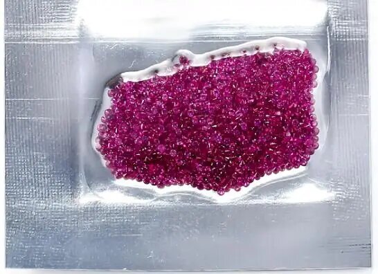 Синтетический красный корунд QINGYIGEM 1.0-3.0 мм Розовый, 1.25mm-100pcs, Ruby Red Corundum