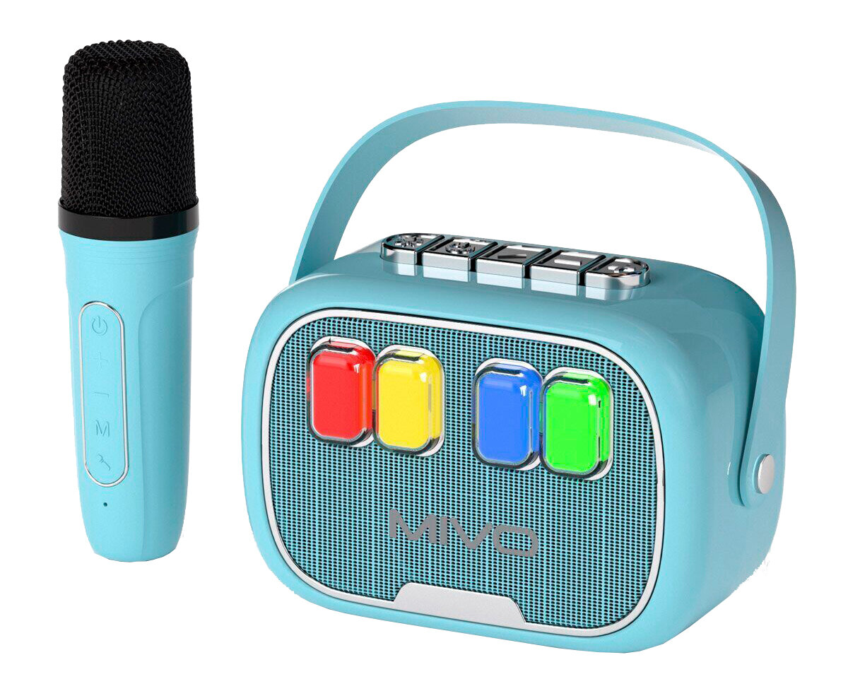 Портативная колонка Mivo M71 Blue, 1200 мАч, 5 Вт, AUX, Bluetooth, USB