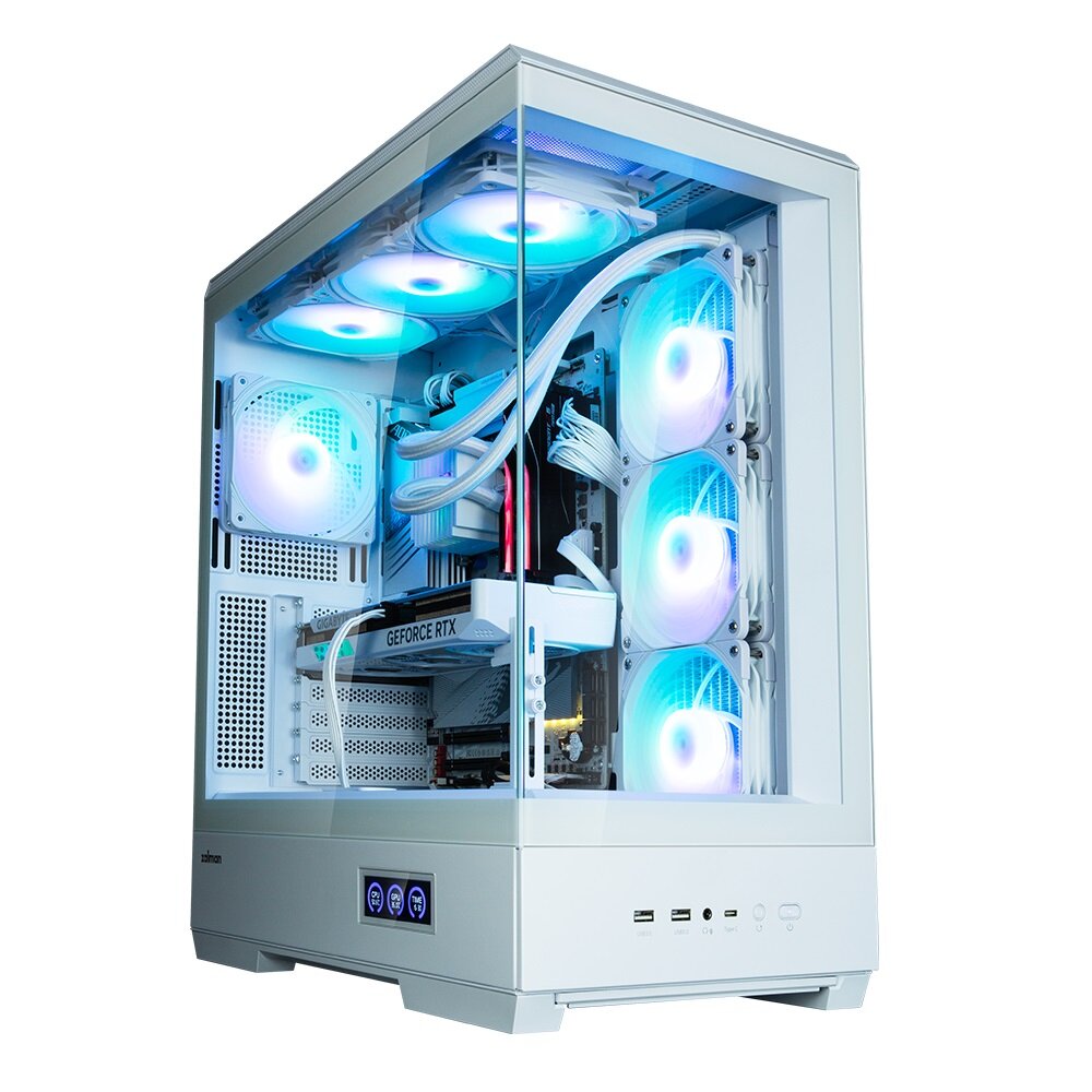 Корпус для компьютера Zalman P50 DS, ATX, White