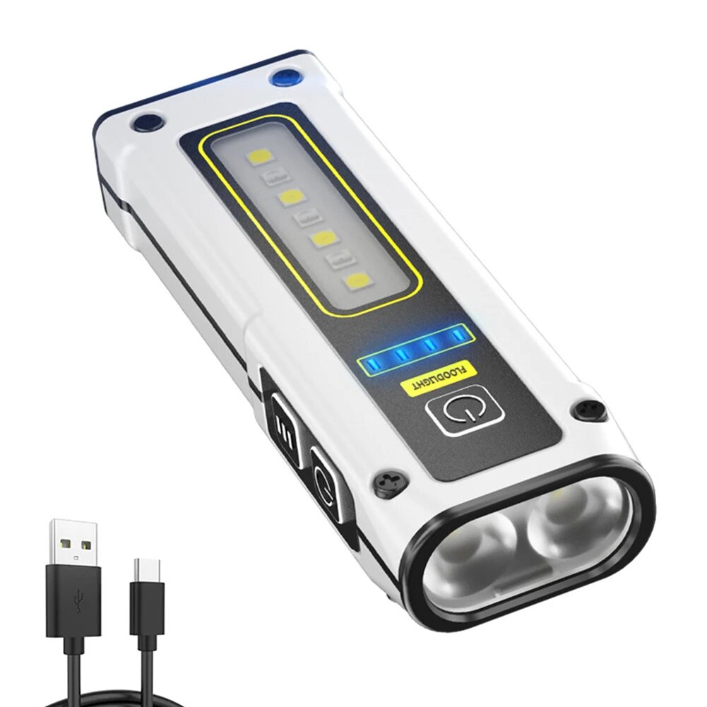 Портативный светодиодный фонарик XPG COB, 7-ступенчатый фонарик для кемпинга, многоцелевой алюминиевый сплав для кемпинга, пешего туризма, приключений