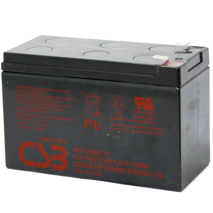 Батарея CSB HR12-34W, 12V 9Ah