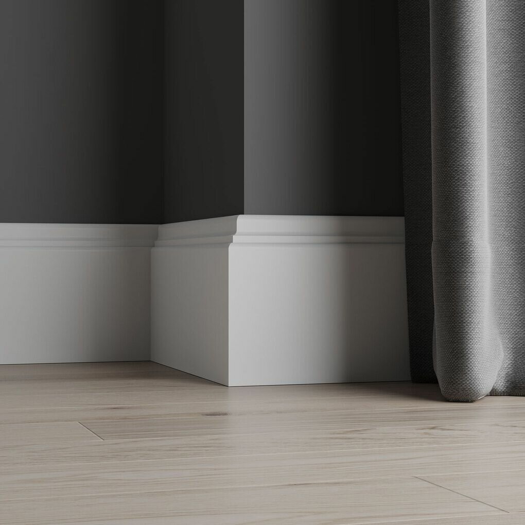 Плинтус Ultrawood Base 0024 i 2.00 под покраску 2000 х 111 х 15 мм