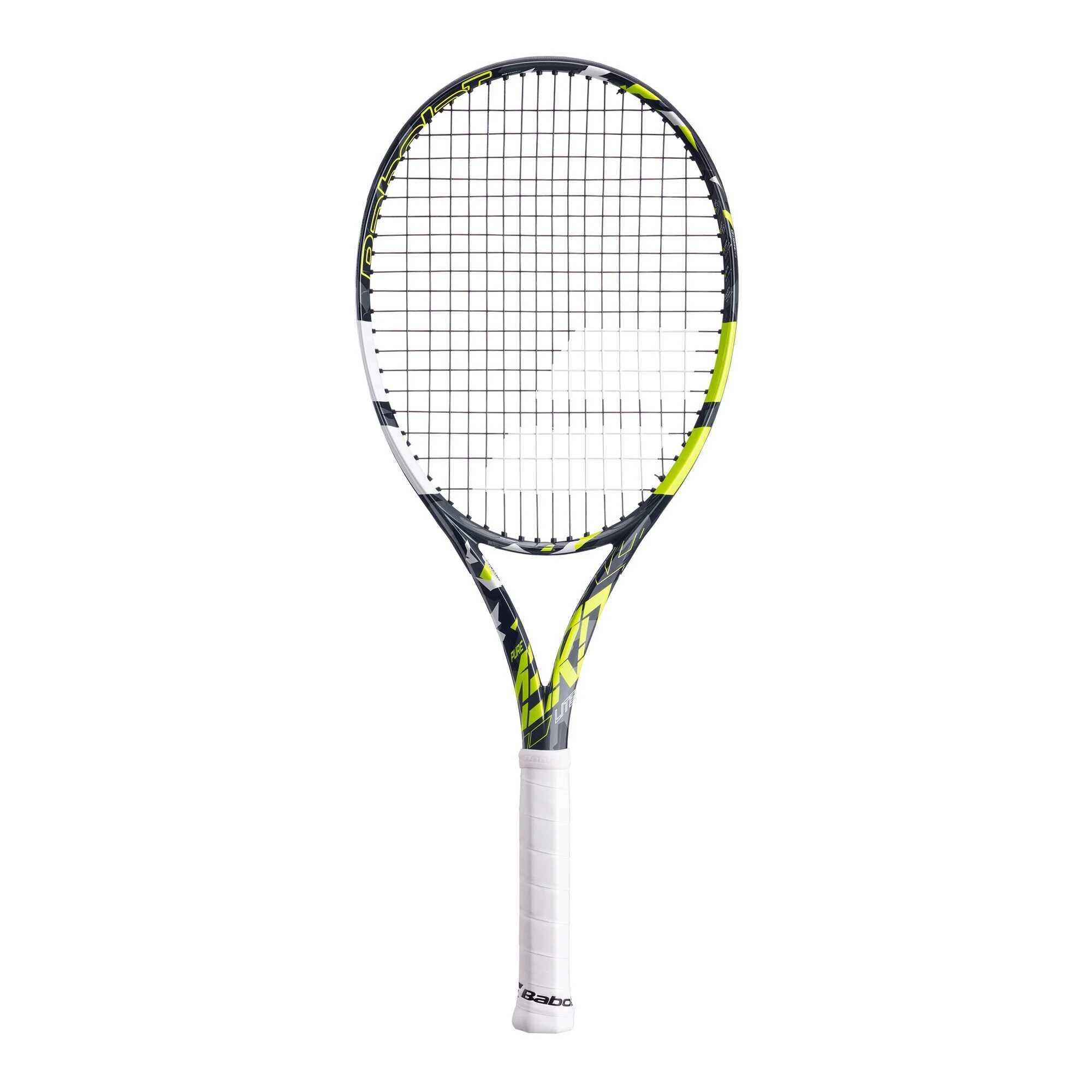 Ракетка для большого тенниса Babolat Pure Aero Lite со струнами 102491- (Ручка: 1)