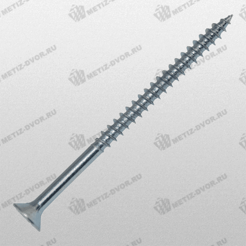 Шуруп потайной универсальный 5,0x100, оцинкованный Уп (100 шт.)