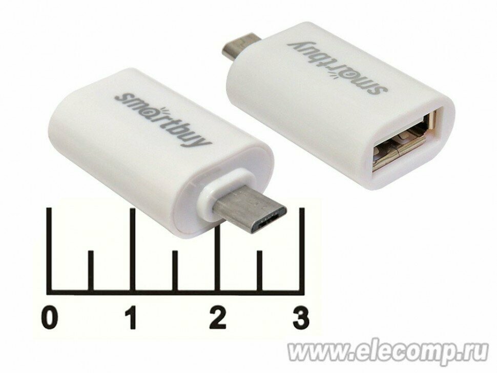 Переходник USB A гнездо/micro USB 5pin штекер OTG SBR-OTG-W
