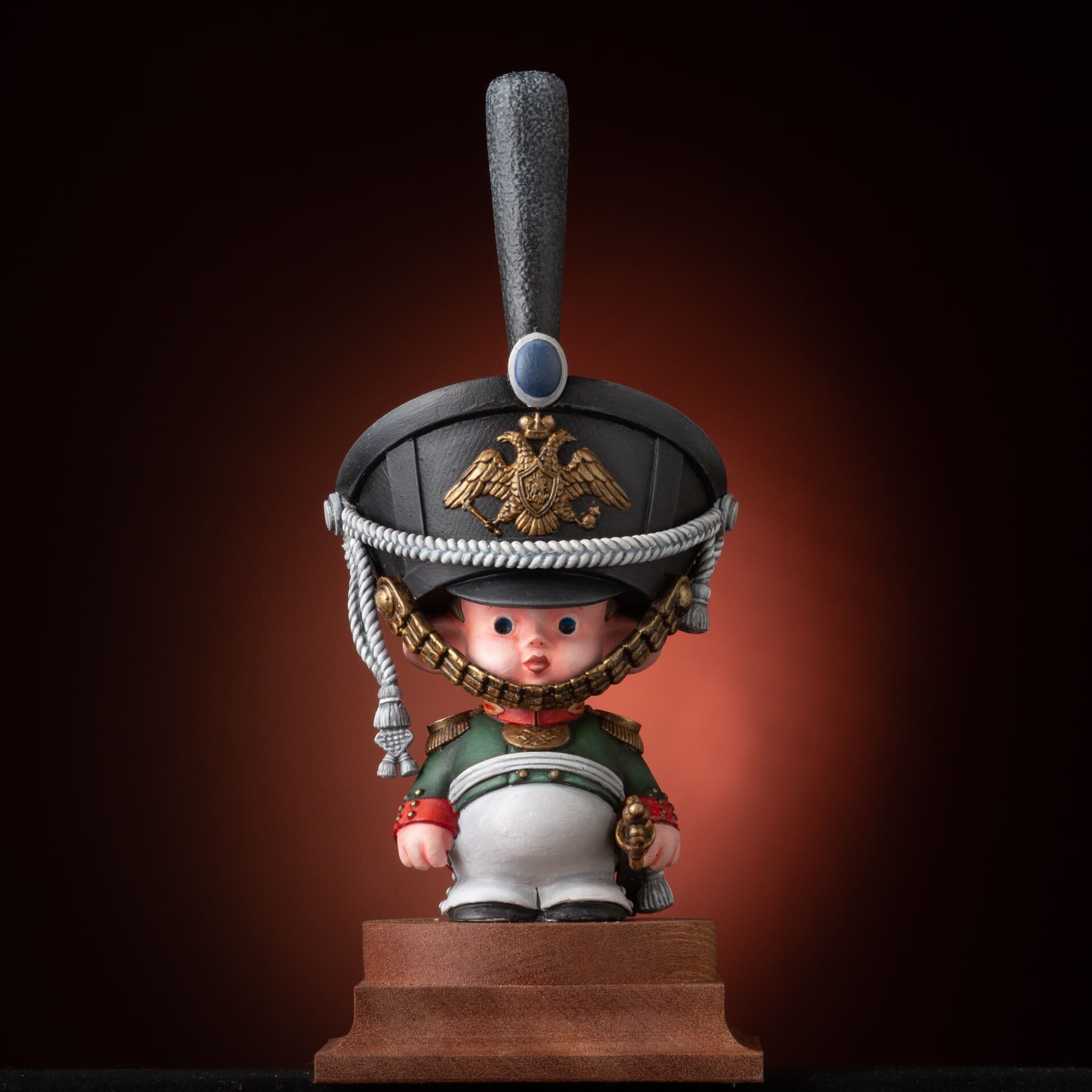 Скульптурная фигурка из полимерной смолы Штаб-офицер Лейб-гвардии Преображенского полка (ТМВН-1-002)