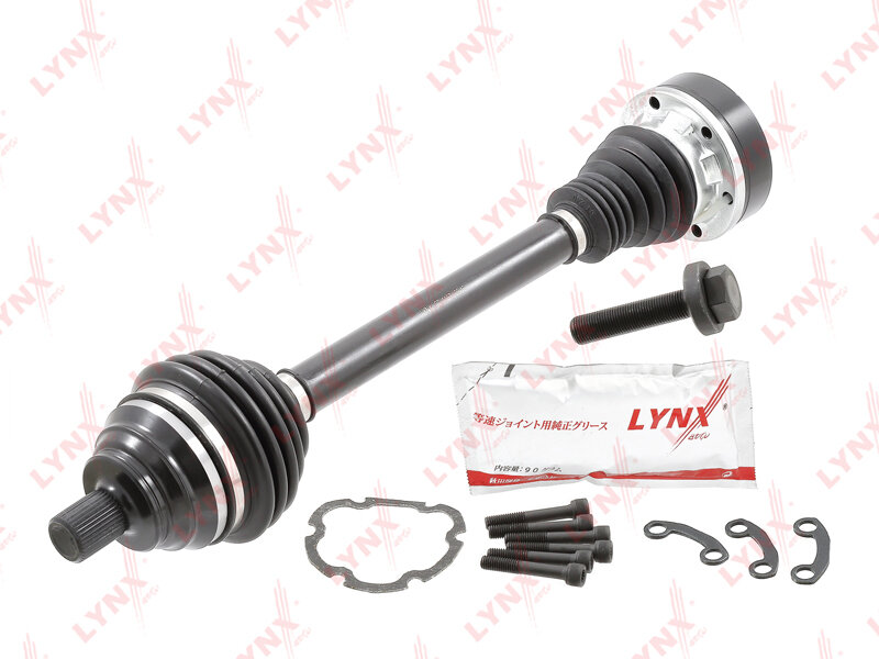 Привод в сборе L LYNXauto CD-1137. Для: Audi, Ауди A3 1.2 MT 13>, Skoda, Шкода, Octavia(Октавия)(5E) 1.2 MT 12>, VW, Фольксваген, Caddy(Кадди) III 1.6