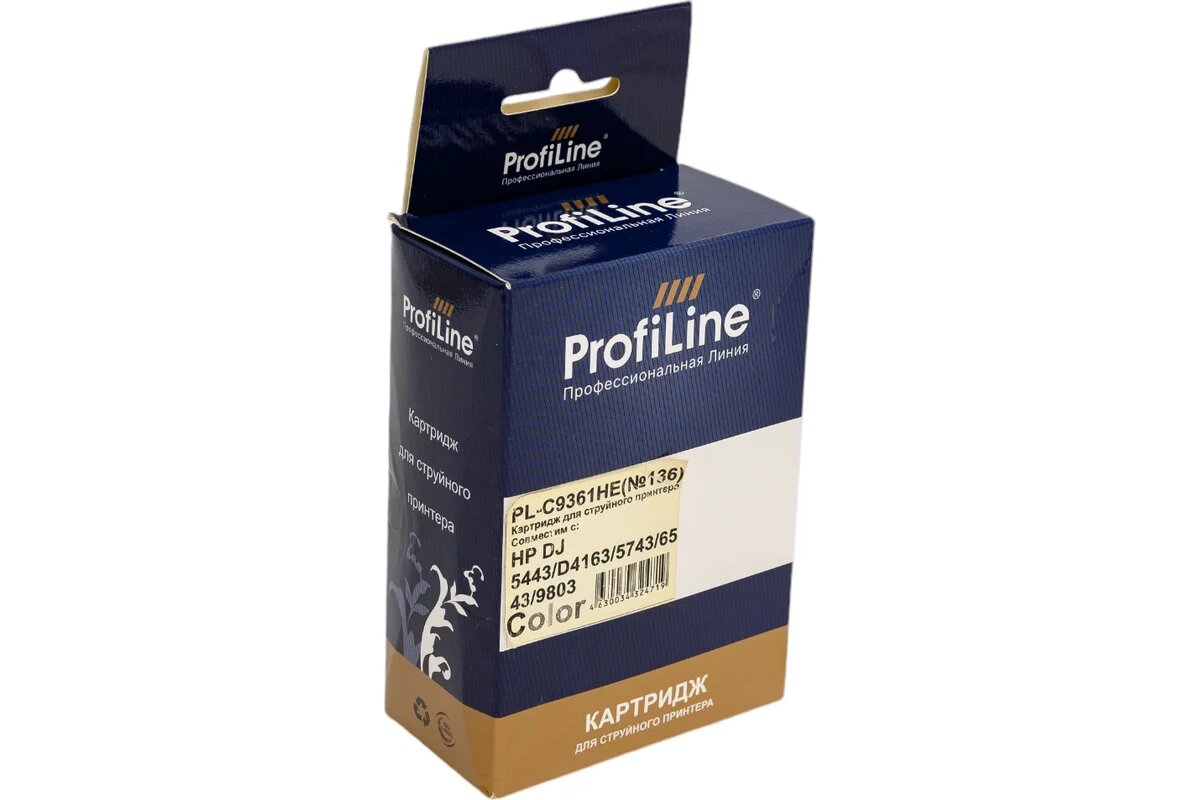 ProfiLine №136 струйный картридж с водными чернилами C/M/Y 7 мл PL_C9361HE_C/M/Y