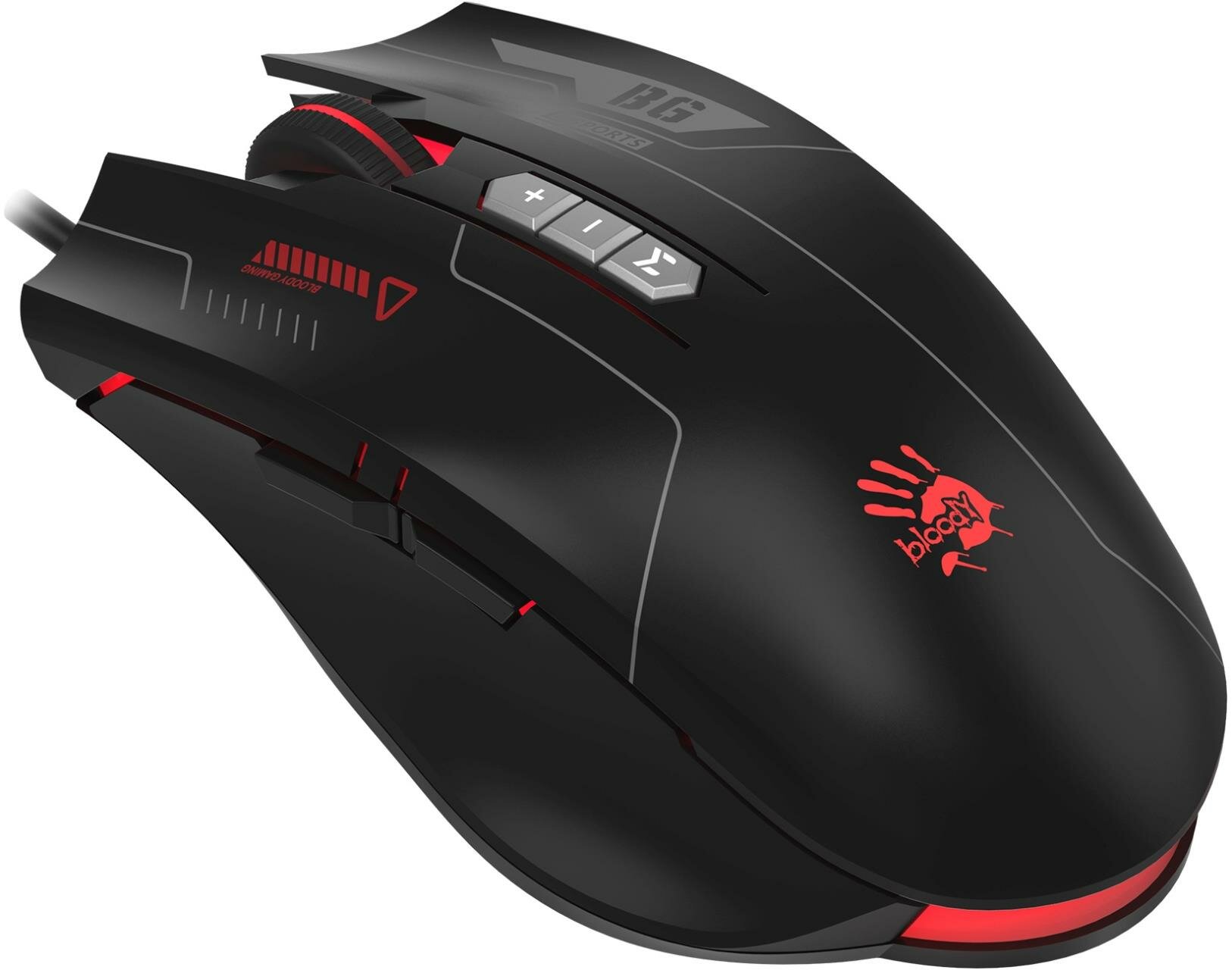 Мышь A4Tech Bloody ES7 черный оптическая (6000dpi) USB (8but)