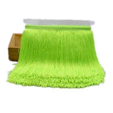 Бахрома из полиэстера 10 метров Зеленый, 15cmX10meters, 01 (19)