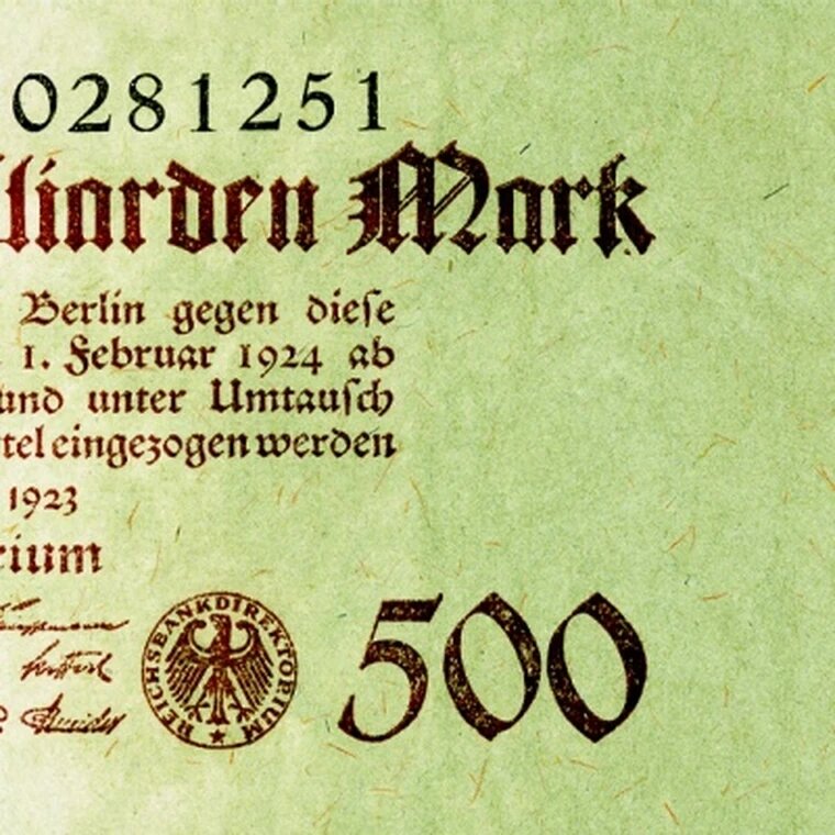 500 миллиардов марок 1923 Берлин, сувенирная копия рейхсбанкноты, банкноты и купюры редкие коллекционные