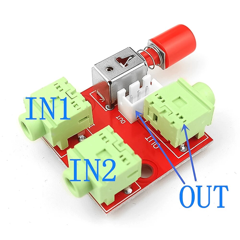 Occkic 3.5 Headphone Stand Audio Input Signal Switching