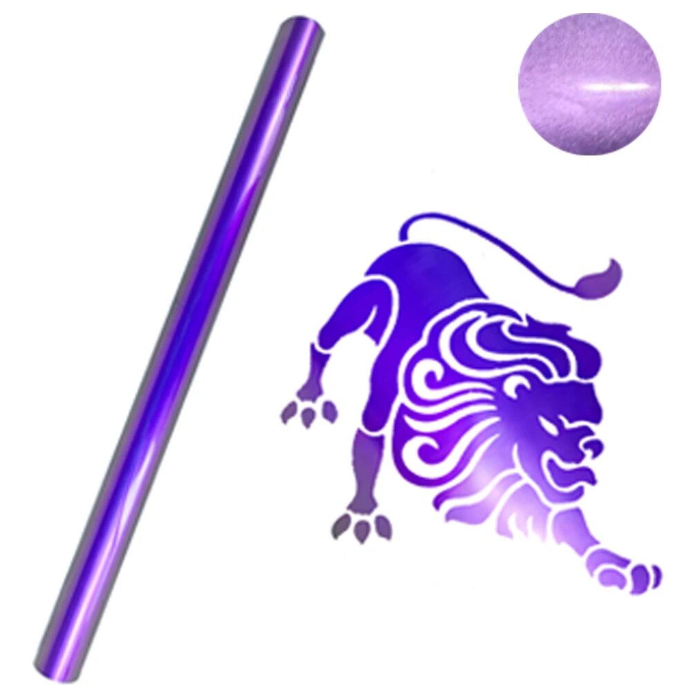 Градиентная пленка для термопечати 30х100 см Фиолетовый, 30cmX50cm, CHM-015(glossy)