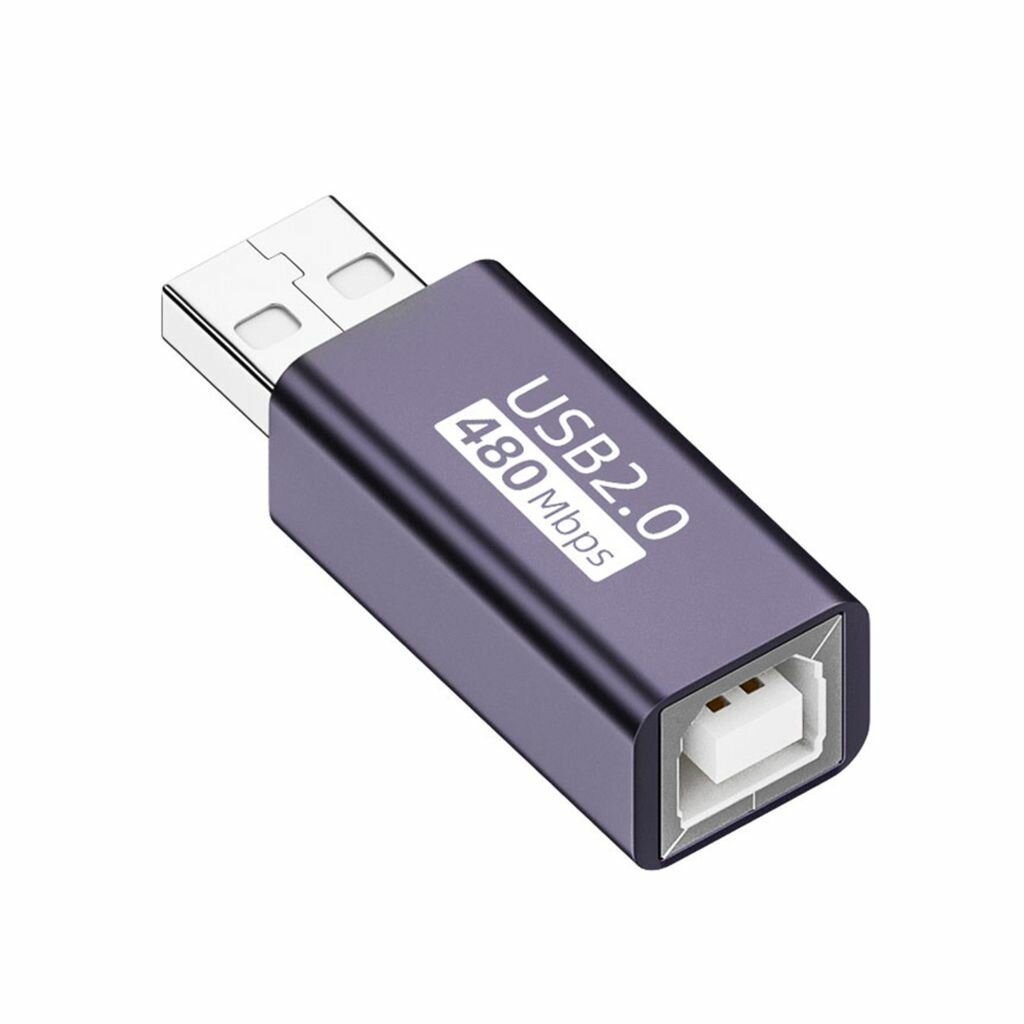 Адаптеры USB B, женский к мужскому, USB/Micro USB/Mini USB/MiDi/TypeC, скорость передачи данных 480 Мбит/с, - USB-разъем