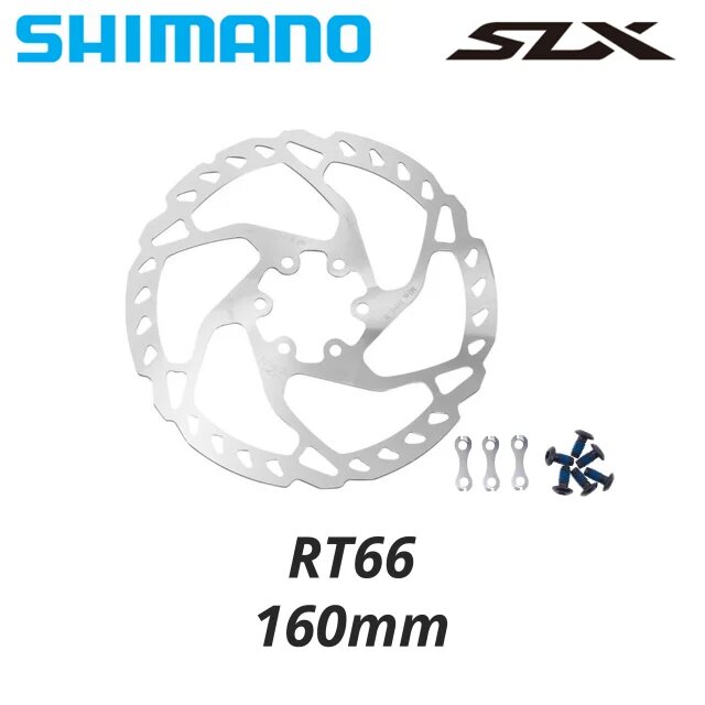 SHIMANO Deore XT RT86/RT76/RT66 Дисковые тормозные роторы 160/180/203 мм RT66 160mm