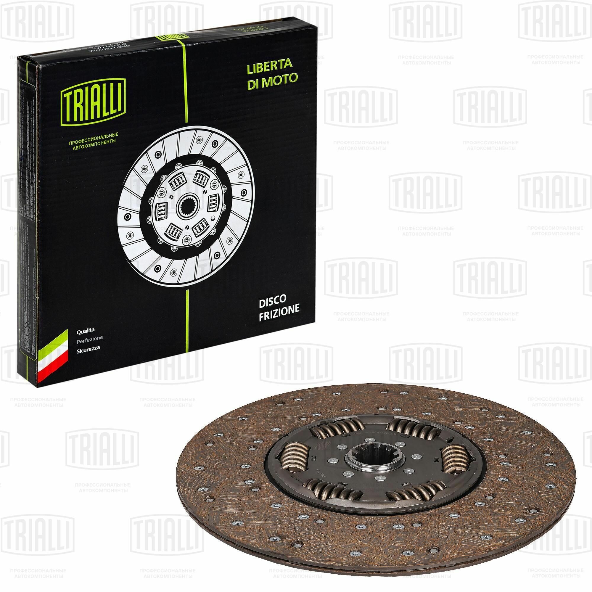 Диск сцепления ведомый КАМАЗ Евро (КПП ZF-16S-151, 8S-1315, 16S-1825, 16S-182)