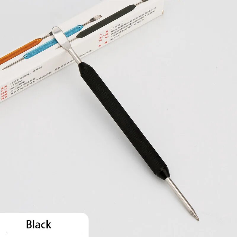 Игла для рисунка на кофе из нержавеющей стали Черный, Black