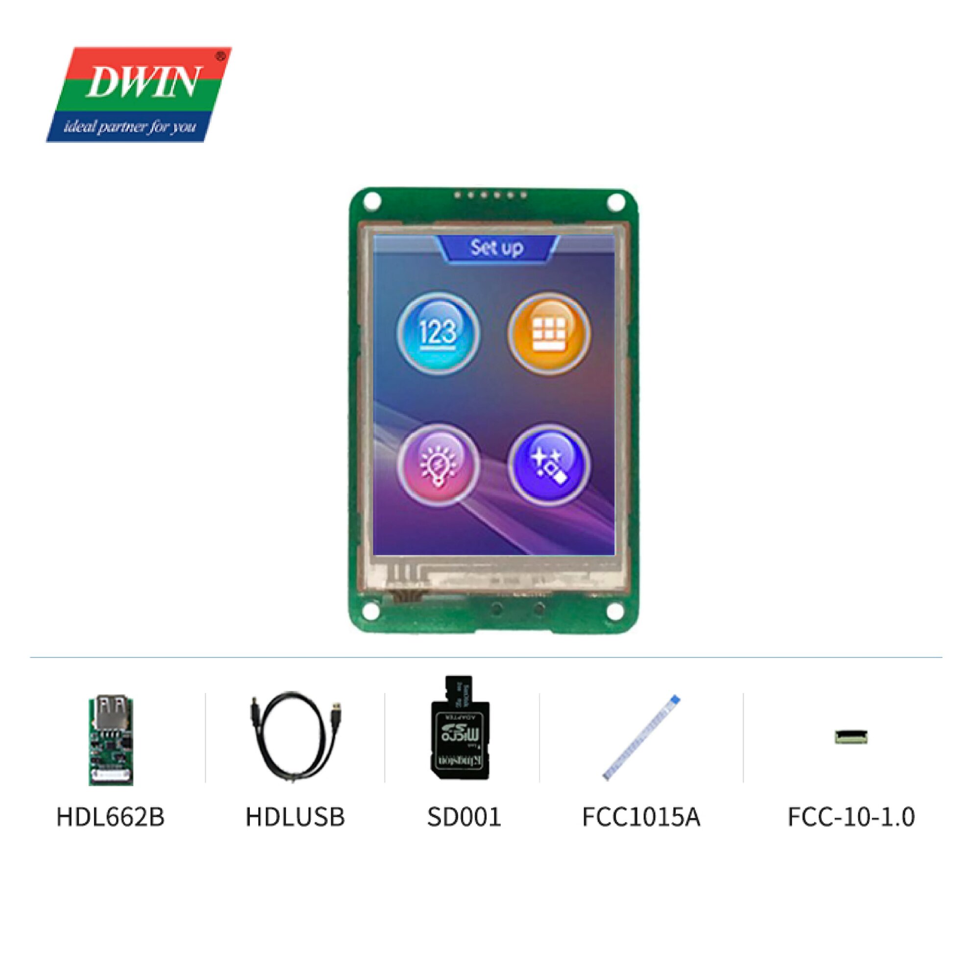 DWIN 2.8-дюймовый ЖК-дисплей DMG32240C028_03W RTP Accessories