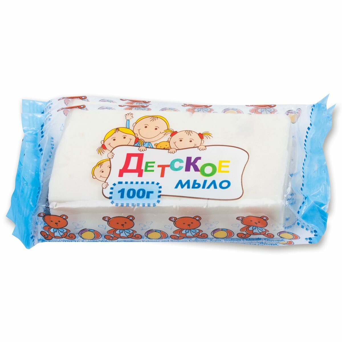 Мыло кусковое туалетное эфко "Детское", 100г (80356), 1шт.
