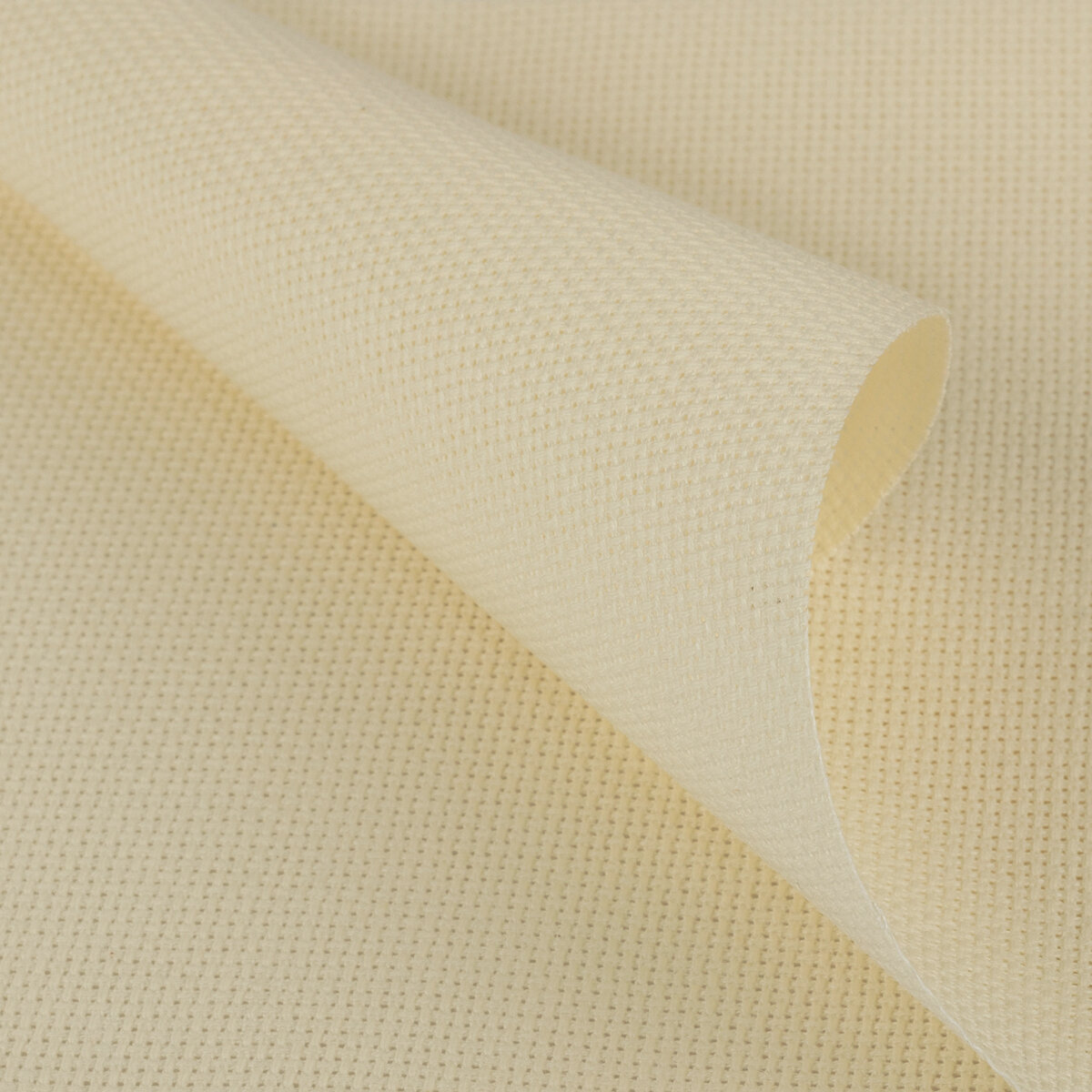 K18 "Gamma" Aida №18 цв. Фасовка 100% хлопок 50 х 50 см ± 2 см кремовый