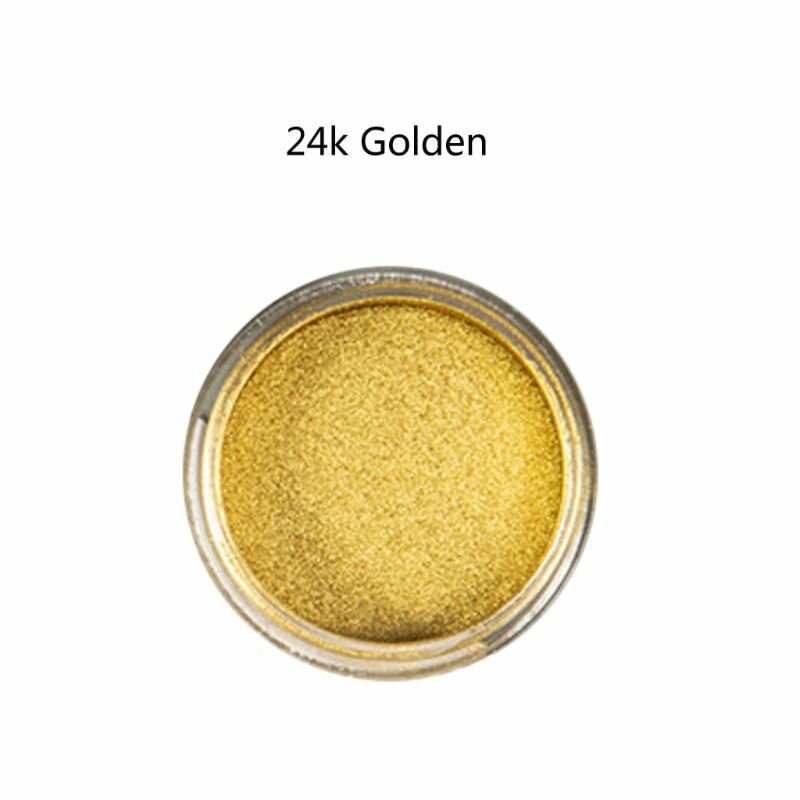 38129 Металлическая пудра Мрамор B 24k золото 3g (1 баночка) (финиш)