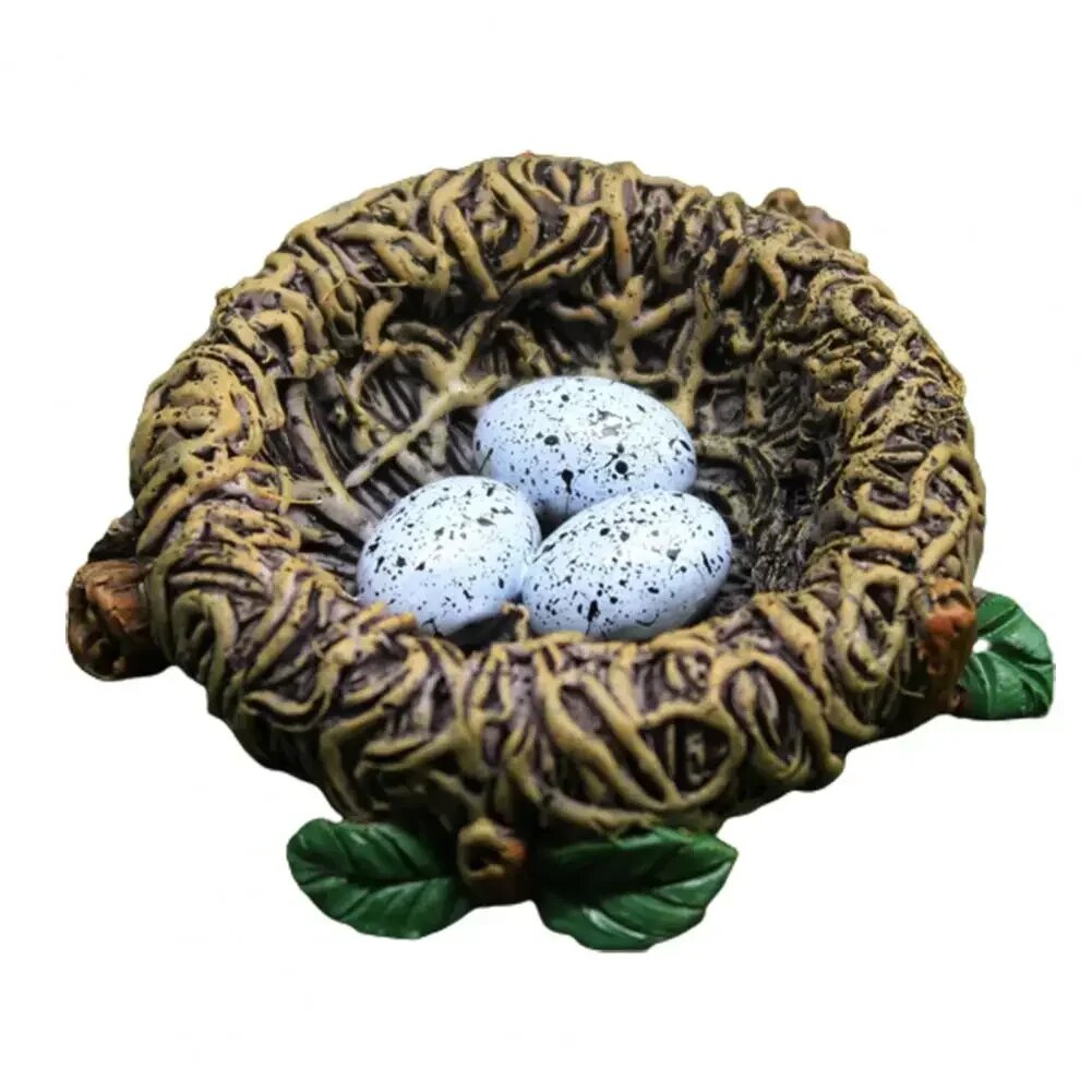 Миниатюрные фигурки птиц из смолы Small Nest