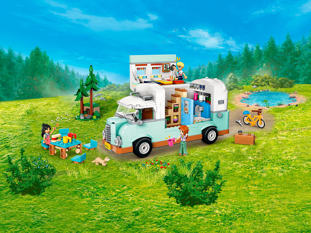 Конструктор LEGO Friends 42663 Конструктор Приключение в туристическом фургоне дружбы
