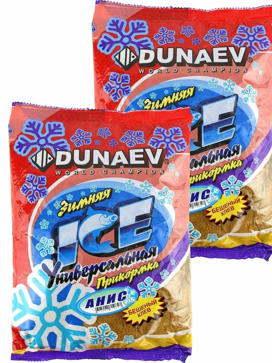 Прикормка DUNAEV ice-классика Анис 2 шт. 1,5 кг