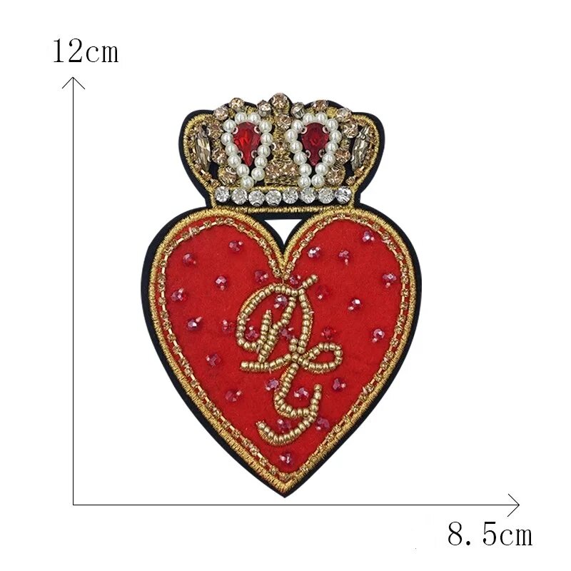 Вышитый патч Dolce & Gabbana, 12x8.5 см, Цвет: e
