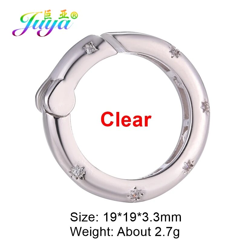 Juya Винтовые замки карабины для рукоделия White Gold