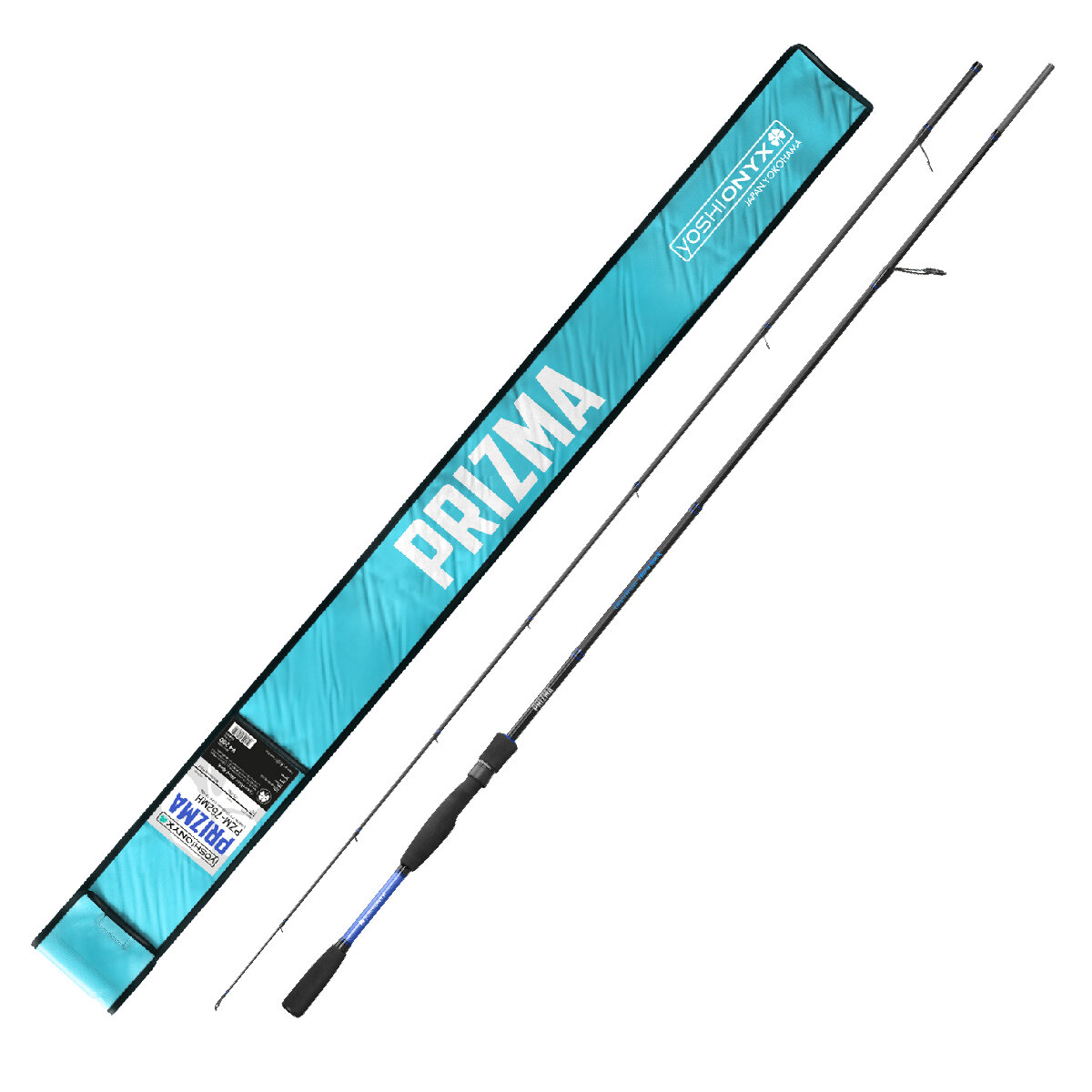 Удилище Yoshi Onyx "Prizma", спиннинговое, 2,28 м, тест 5-25 г, синее