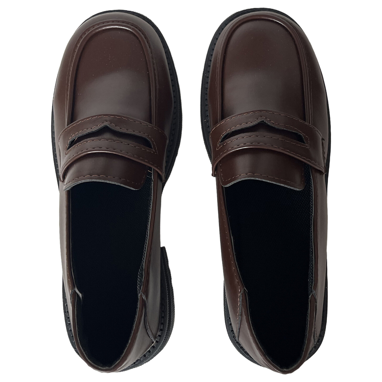 Костюм моряка "Тихая Айин", для косплея, размер 1, коричневые кожаные туфли