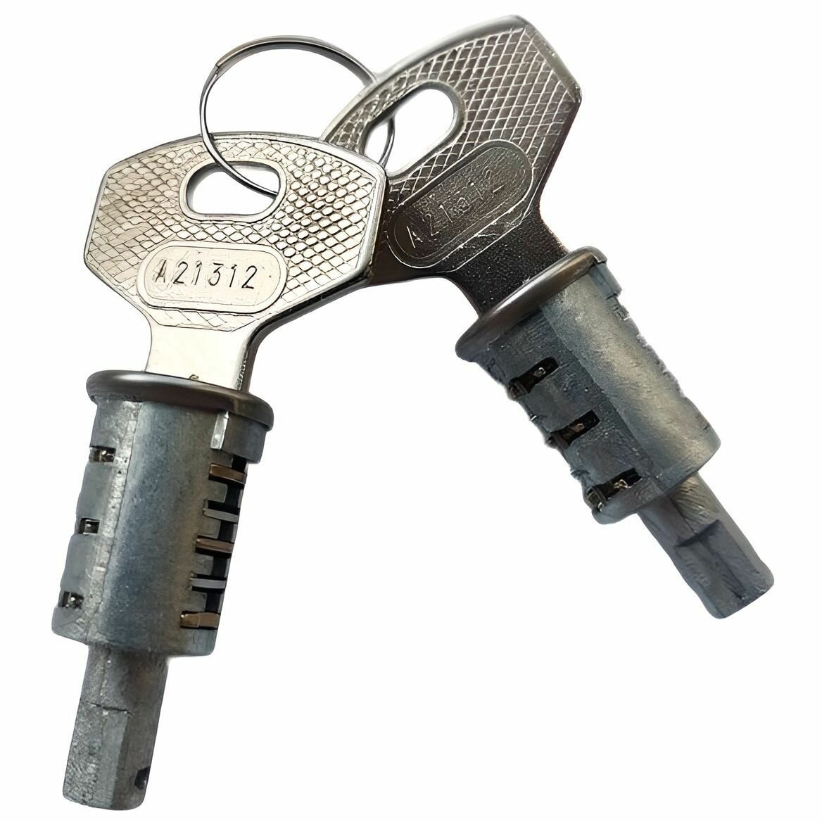 Личинки замка для КАМАЗ в сборе с ключом