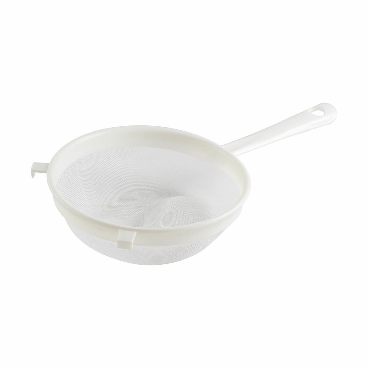 Сито-дуршлаг пластиковое "Mallony" Chiaro, d = 19 см, цвет: белый