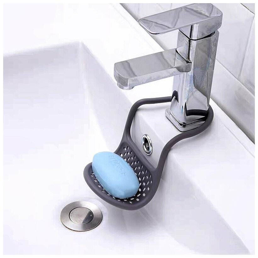 Универсальный подвесной органайзер для кухни и ванной с гибким металлическим каркасом, отверстиями для вентиляции и удобным креплением