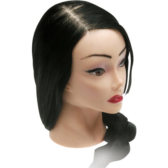 Голова учебная Dewal Professional DEWAL Брюнетка, протеиновые волосы 50-60 см